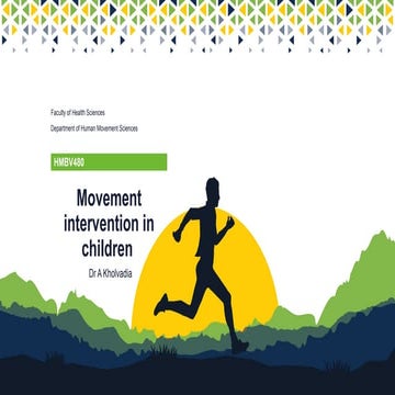 Movement intervention in children with special needs .pptx