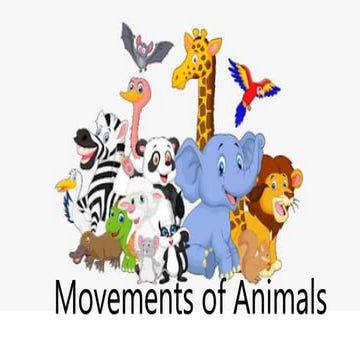 Movements of the Animals. | PPTX