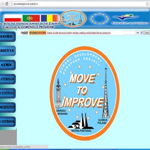 Move to improve proiect comenius | PPT