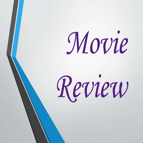 Movie Review For MBA Students | PPTX