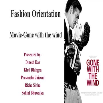 gone with the wind | PPTX