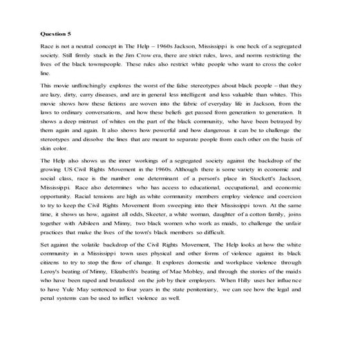 Movie assignment | DOCX | Debated Sensitive Social Issues | Sensitive ...