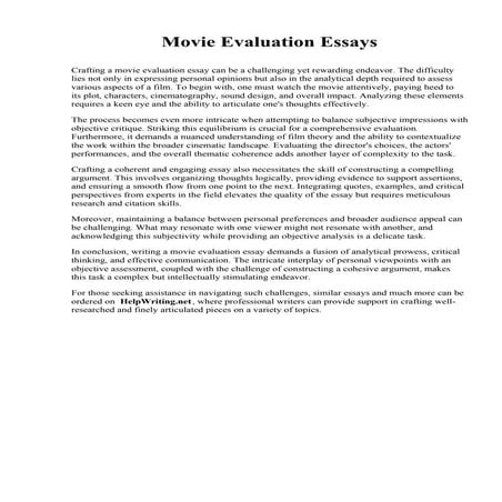Movie Evaluation Essays.pdf