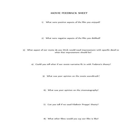 Questionnaire | DOCX