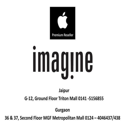Corporate Gifting@ Imagine - Apple Products | PPTX