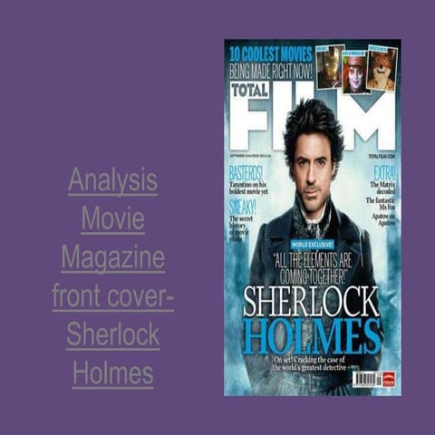 Movie magazine analysis 1 | PPTX