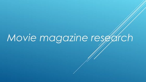 Film magazine distributors | PDF