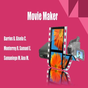 Concepto de movie maker | PPTX