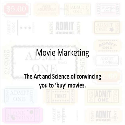 Movie marketing | PPTX
