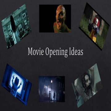Movie opening ideas | PPT