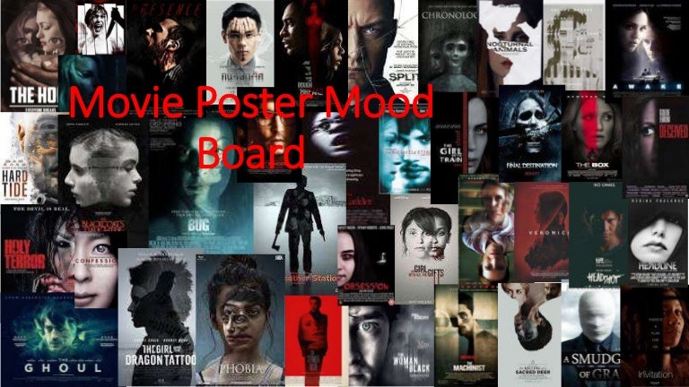 Movie poster mood board