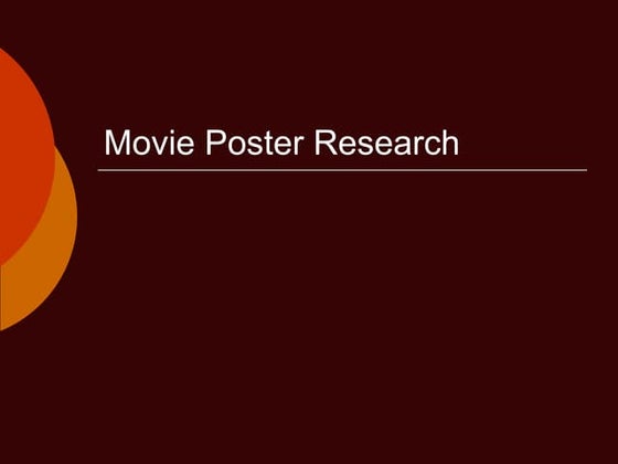 Movie poster 2 | PPT