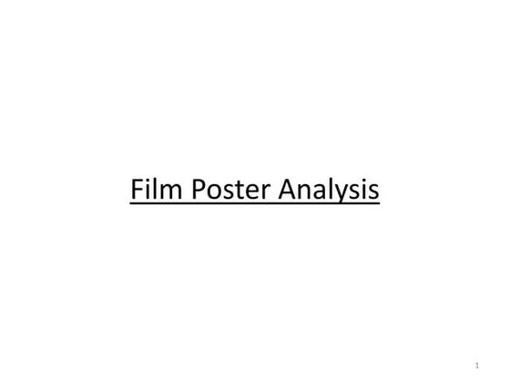 Movie posters | PPT