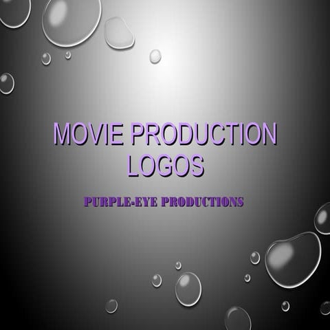 Movie production logos | PPT