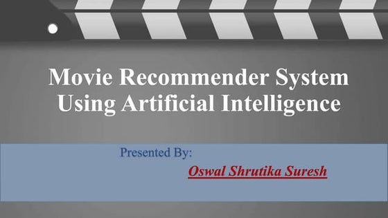 MOVIE RECOMMENDATION SYSTEM.pptx | Operating Systems | Computer Software and Applications