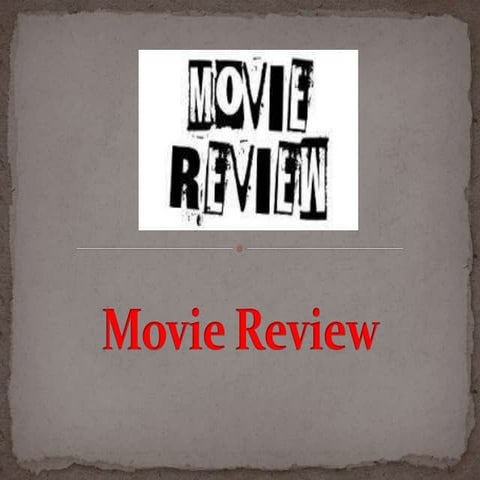 How to Write a Movie Review | PPTX