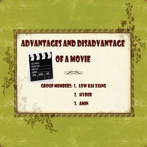 bad n good influence of movies | PPTX