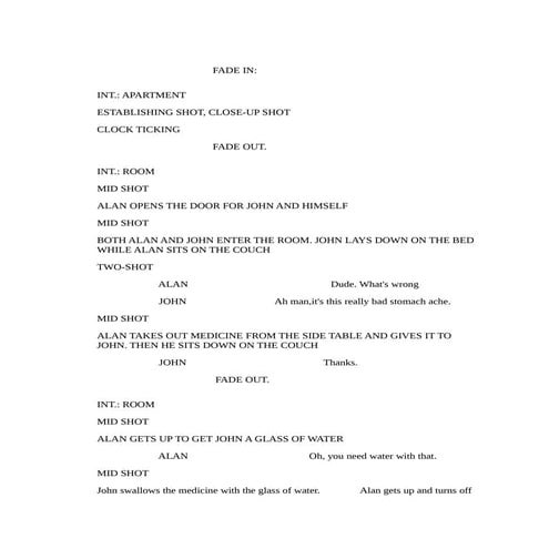 Movie screenplay | PDF