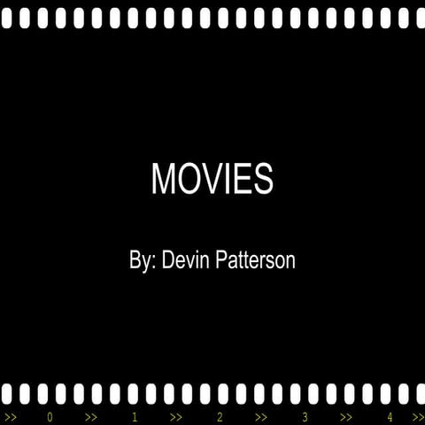 Movies powerpoint presentation | PPTX
