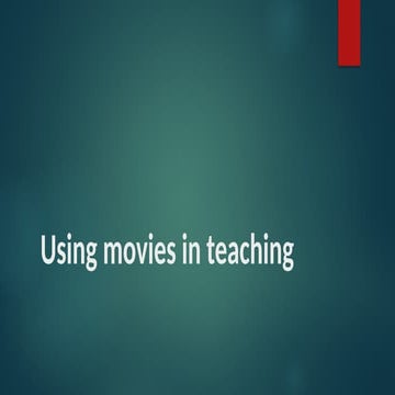 movies in teaching English language .pptx