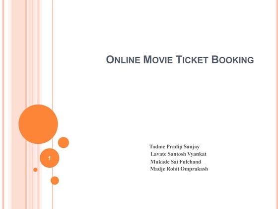Online Movie ticket booking Project | DOCX
