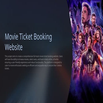 Online movie ticket booking system | PPTX