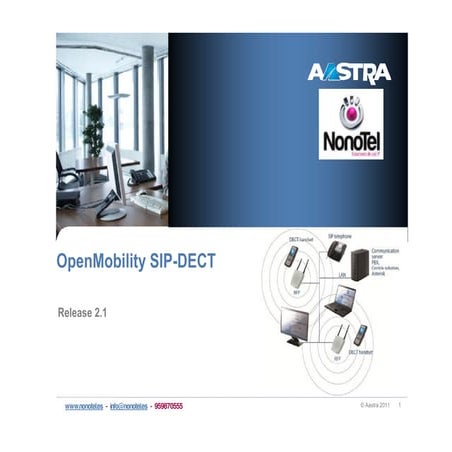 Movilidad sip dect nonotel-aastra2 | PDF
