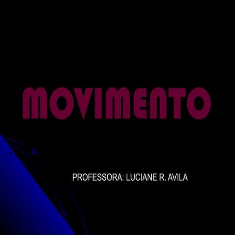 Elementos da Linguagem Visual - Movimento | PPT
