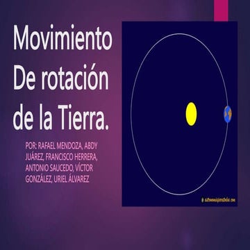 Los movimientos de la tierra | PPT