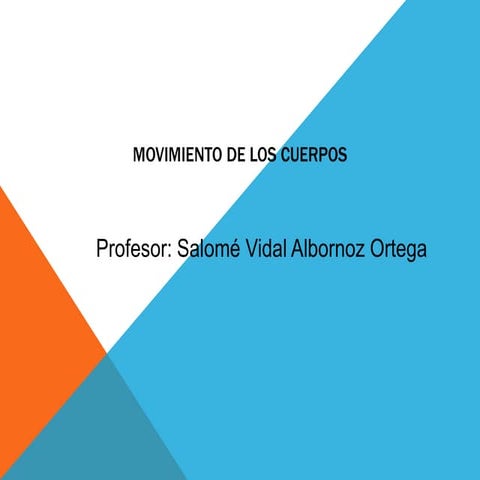 tema 1- movimiento | PPT