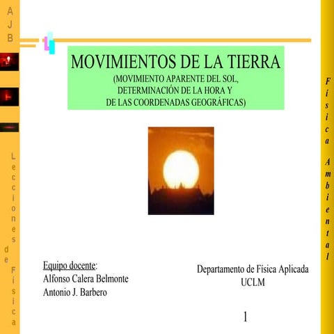 Movimientos De La Tierra | PPT