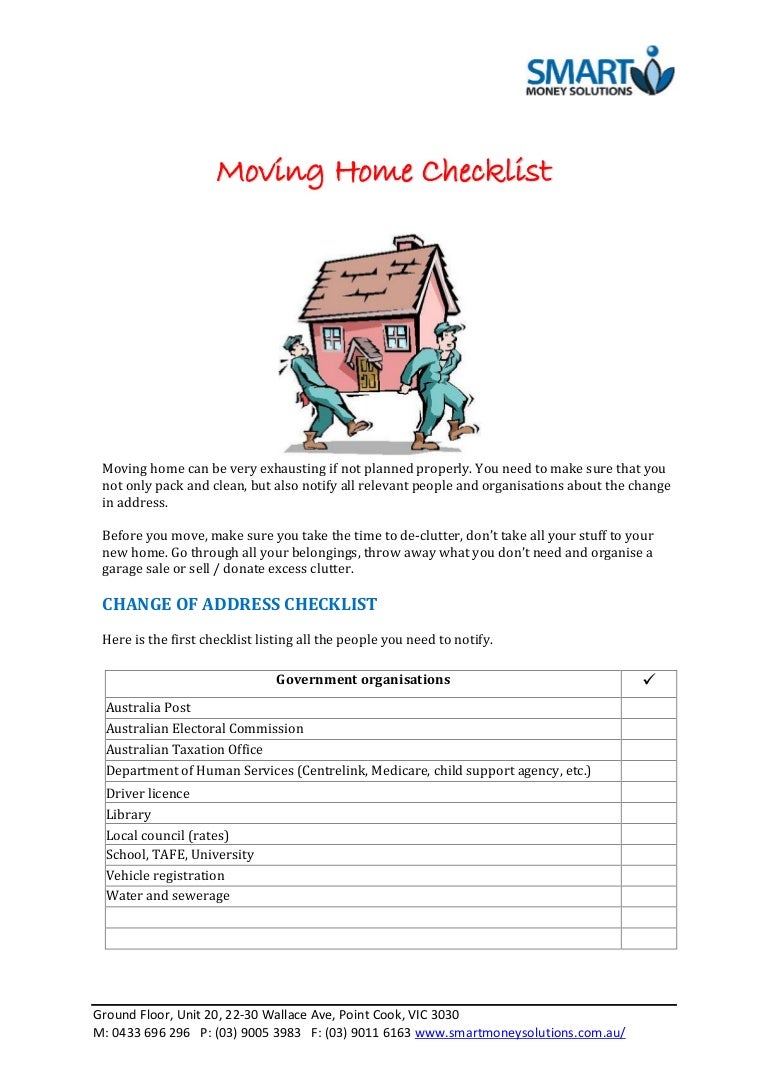 Moving Home Checklist moving-home-checklist