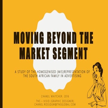 Moving beyond the market segment - SAMRA 2016 | PPTX