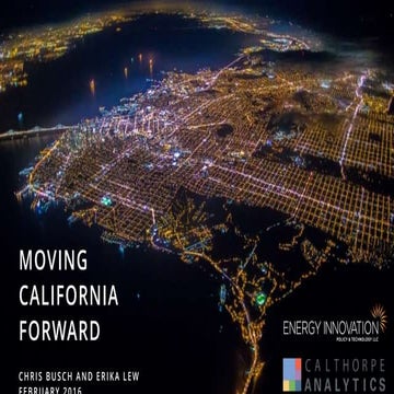 Moving California Forward - Meeting California's climate targets ...
