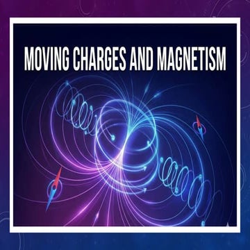 Moving Charges and Magnetism class 12 notes | PDF