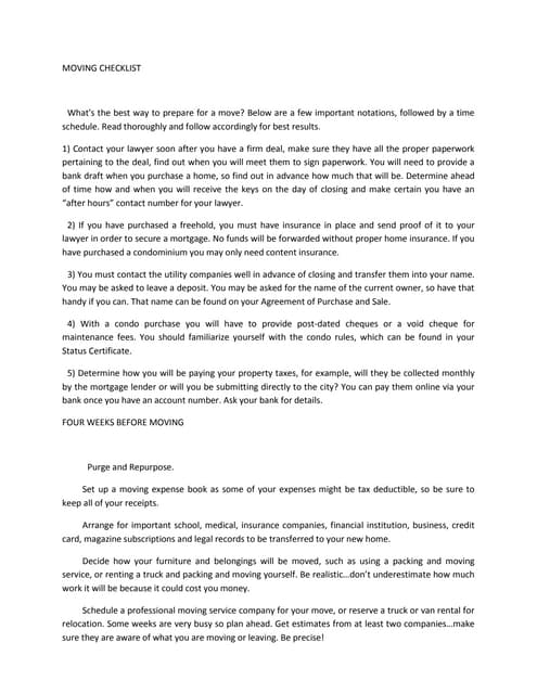 Appliance Delivery Checklist | PPT