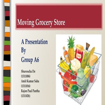 Moving grocery store | PPTX