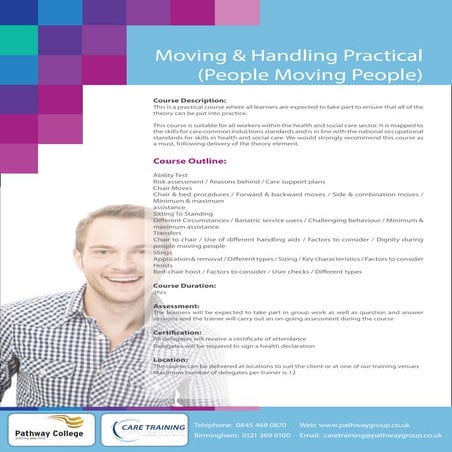 Moving & Handling Practical Training Courses/Manual Handling Practical ...