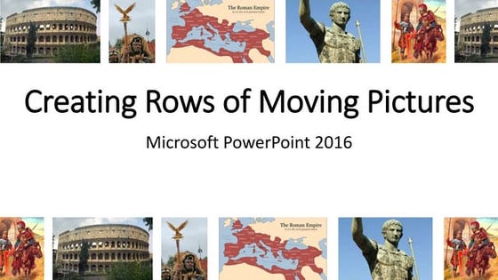 Image Scrolling Tutorial in PowerPoint | PPTX | Photo Editing Software | Computer Software and ...