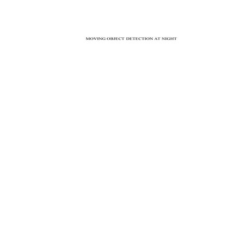 Moving Object Detection1 Pdf