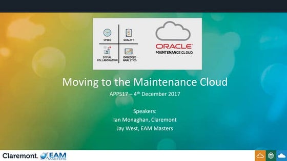 Presentation Maintenance Cloud.pdf | Cloud Computing | Internet