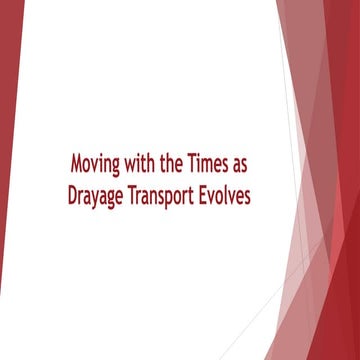 Moving with the times as drayage transport evolves | PDF