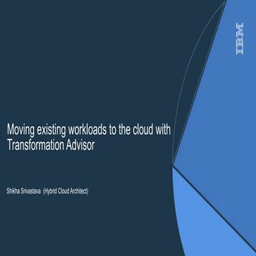 Modernization Moving Workloads To Cloud Ppt