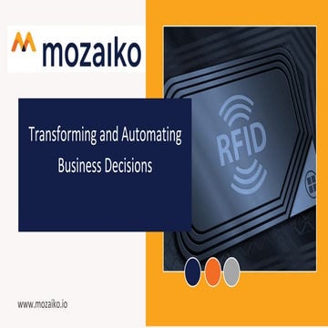 MOZAIKO RFID Rastreabilidade e visibilidade da cadeia de suprimentos | PDF