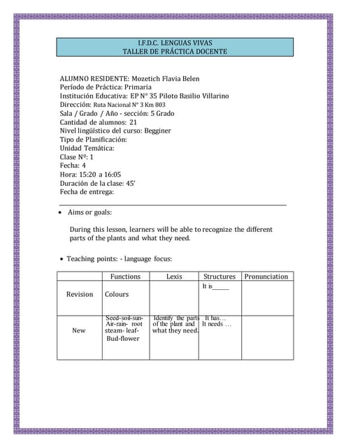 Lesson Plan IN SCIENCE 4 | DOCX