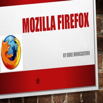 Mozilla firefoxduke | PPTX