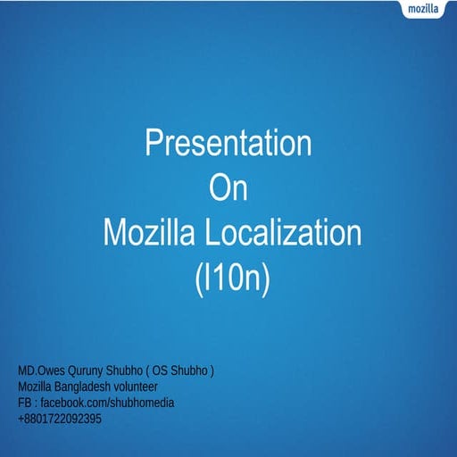 Mozilla localization | PPT