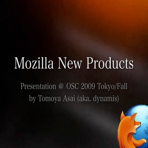 Mozilla Products and Future Web | PDF | Browsers | Computer Software and Applications