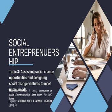 social entreprenuership | PPTX