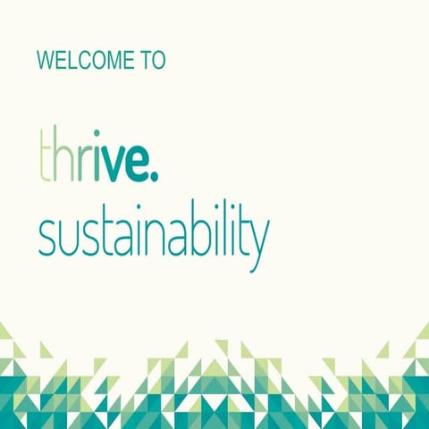 Thrive Sustainability (no videos) | PPTX
